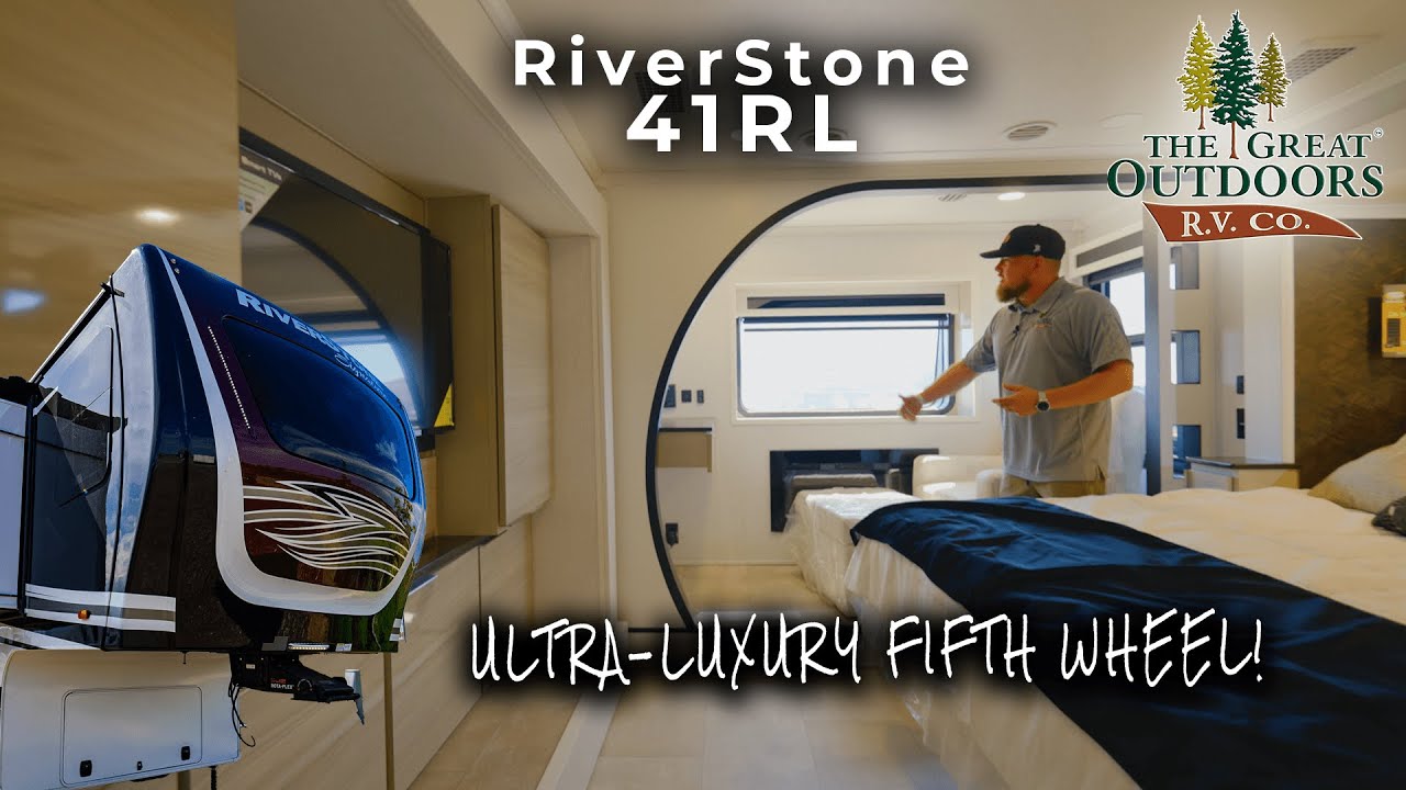 ULTRA-LUXURY Fifth Wheel w/ Ultra Modern Interior! - 2023 RiverStone ...