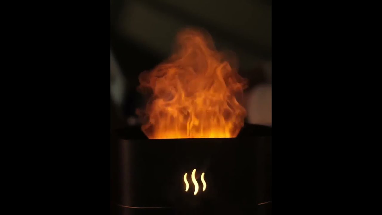 New Design Flame Aroma Diffuser - YouTube