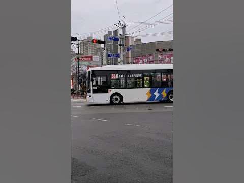오산 53번 버스, 전기차/계량골-오산시티자이-오산역환승센터/중국 BYD eBus9/231215 - YouTube