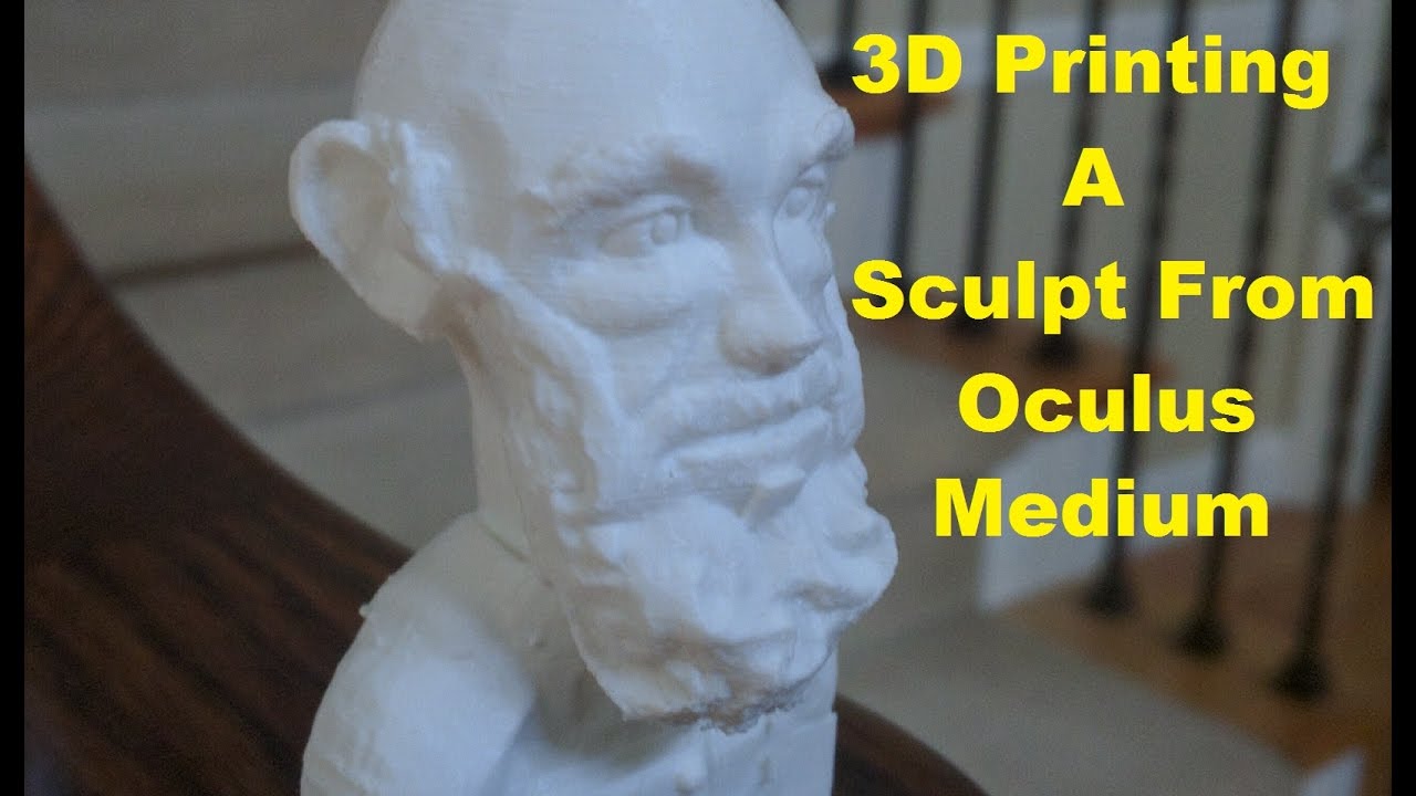 Doodling in Oculus Medium, and 3D Printing the Result! - YouTube