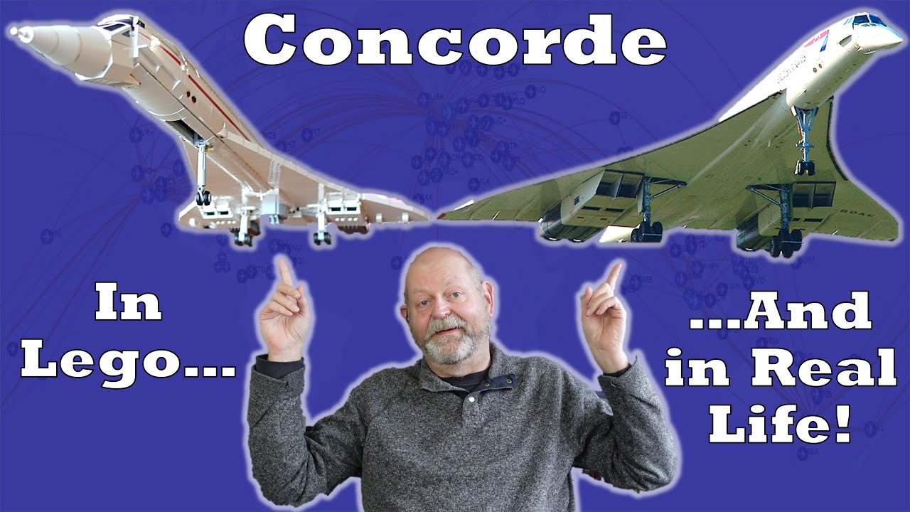 Concorde - In Lego and Real Life - YouTube