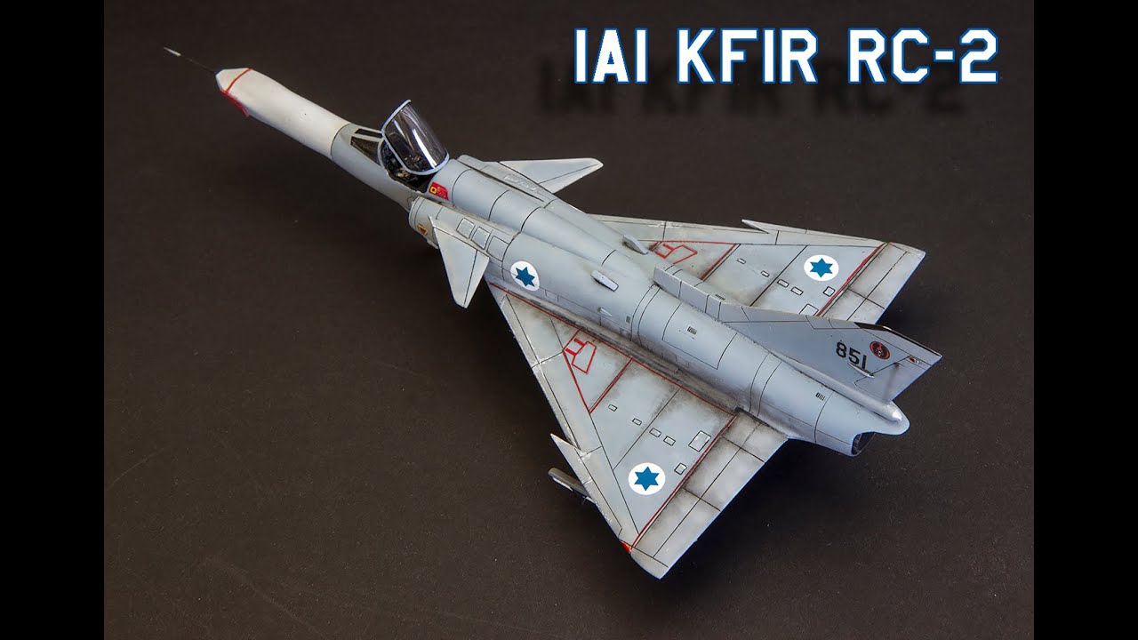 IAI KFIR RC-2 ISRAELI AIR FORCE 1:72 ITALERI Full Video Build - YouTube