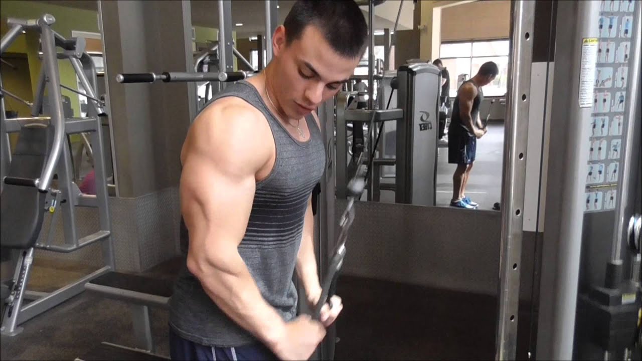Tricep Rope Pushdowns - YouTube