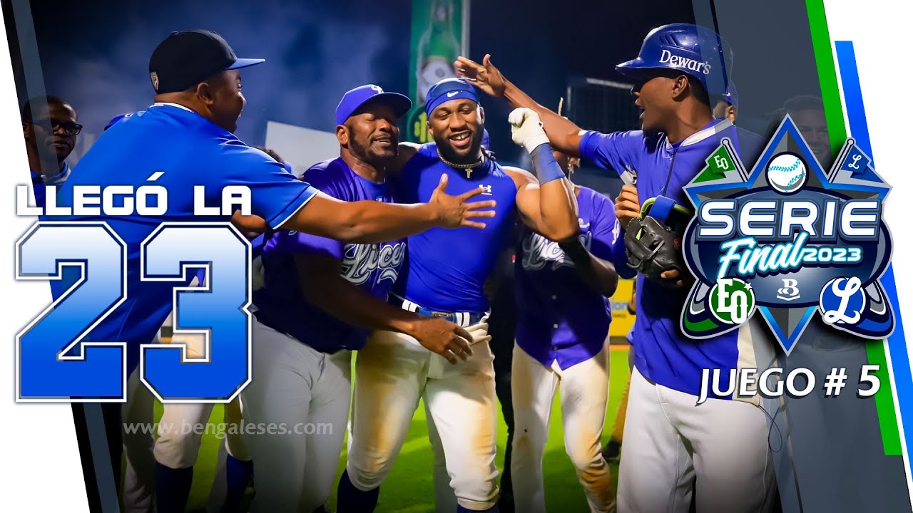 LLEGÓ LA 23 - TIGRES DEL LICEY CAMPEONES NACIONALES - 10mo. INNING Y ...