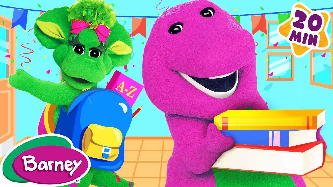 Best Back to School Party | ABC, 123, Colors and Shapes | More Barney ...