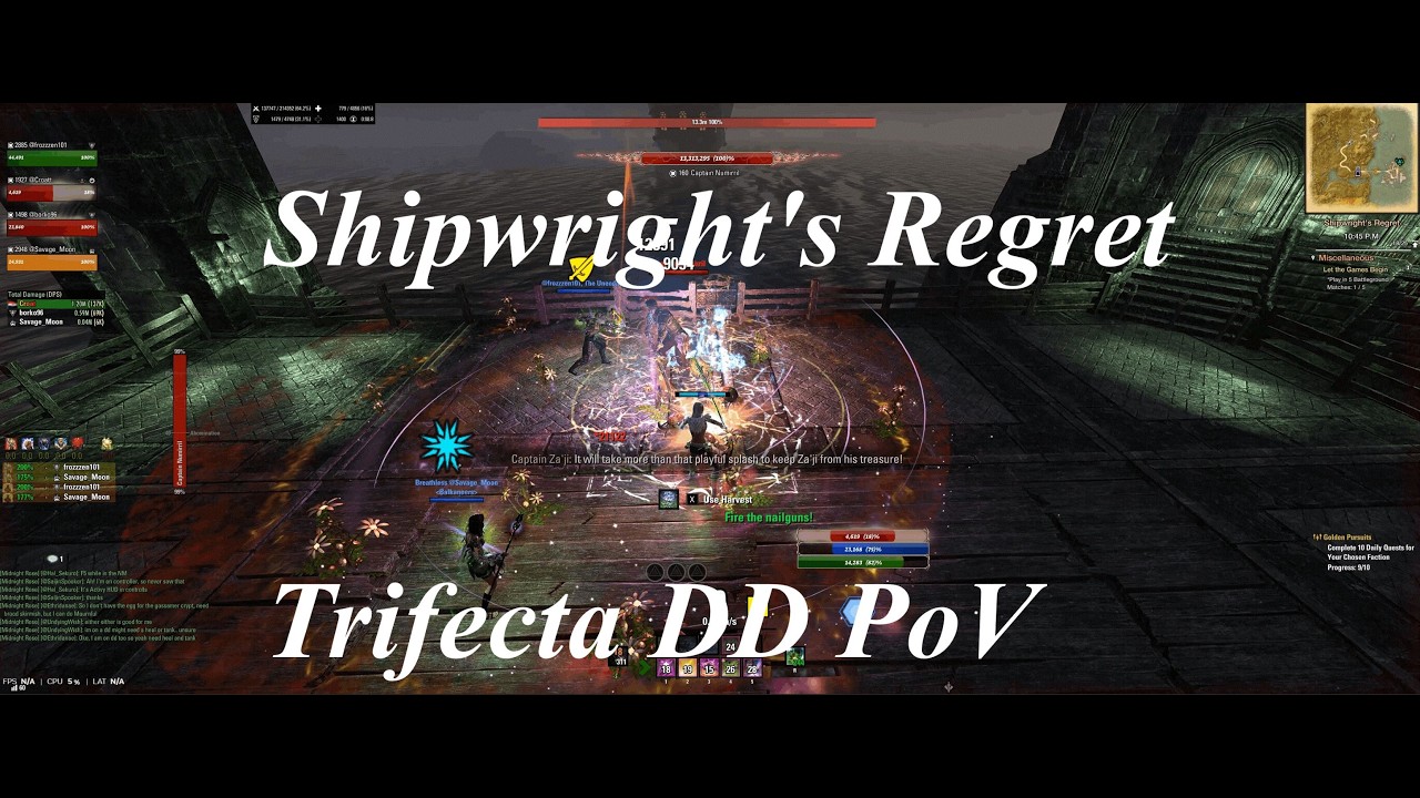 ESO Shipwright's Regret Trifecta "Zero Regrets" DD PoV | Update 49 ...