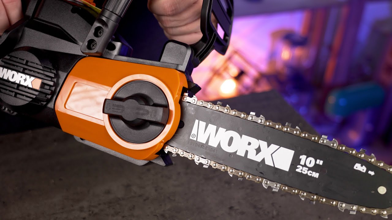 Worx Electric Chainsaw Unboxing - YouTube
