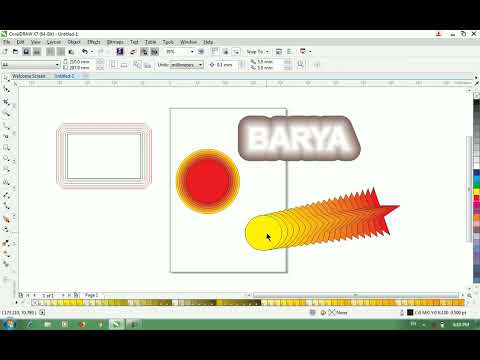 د کمپیوټر اسانه زده کړه(١٠ ) لسمه برخه(کورل ډراوو ګرافیکس پروګرام )Easy Computer learningSection ...