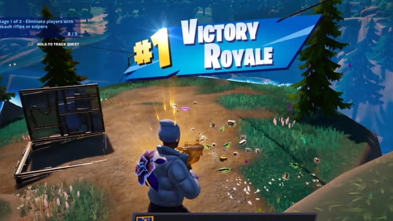 Fortnite | 1 VICTORY ROYALE 👑🏆 ⚠️Flashing Lights⚠️ - YouTube
