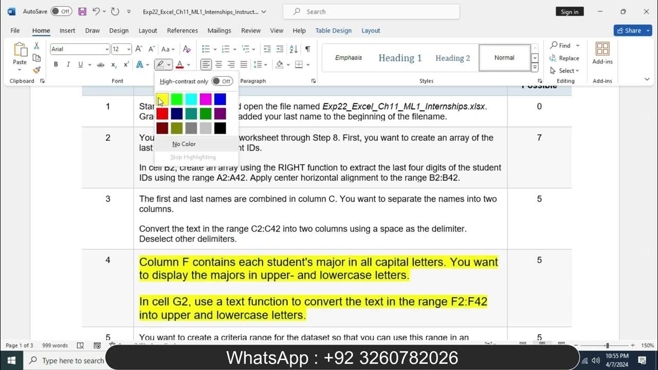 Exp22_Excel_Ch11_ML1_Internships | Exp22 Excel Ch11 ML1 Internships | @Cengage HomeWork - YouTube