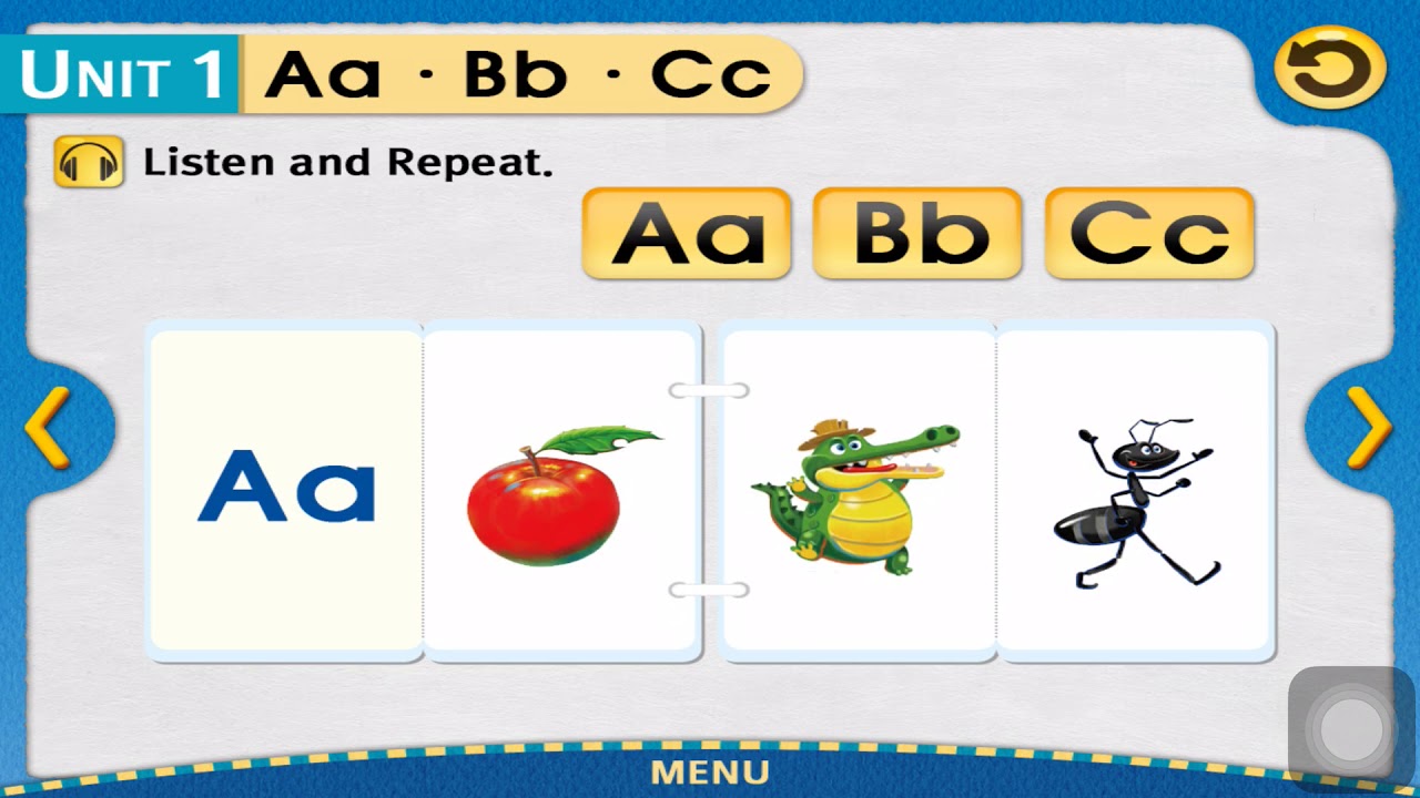 Learn English Phonics 1 (Letters A, B and C words and sounds) | Kids ...