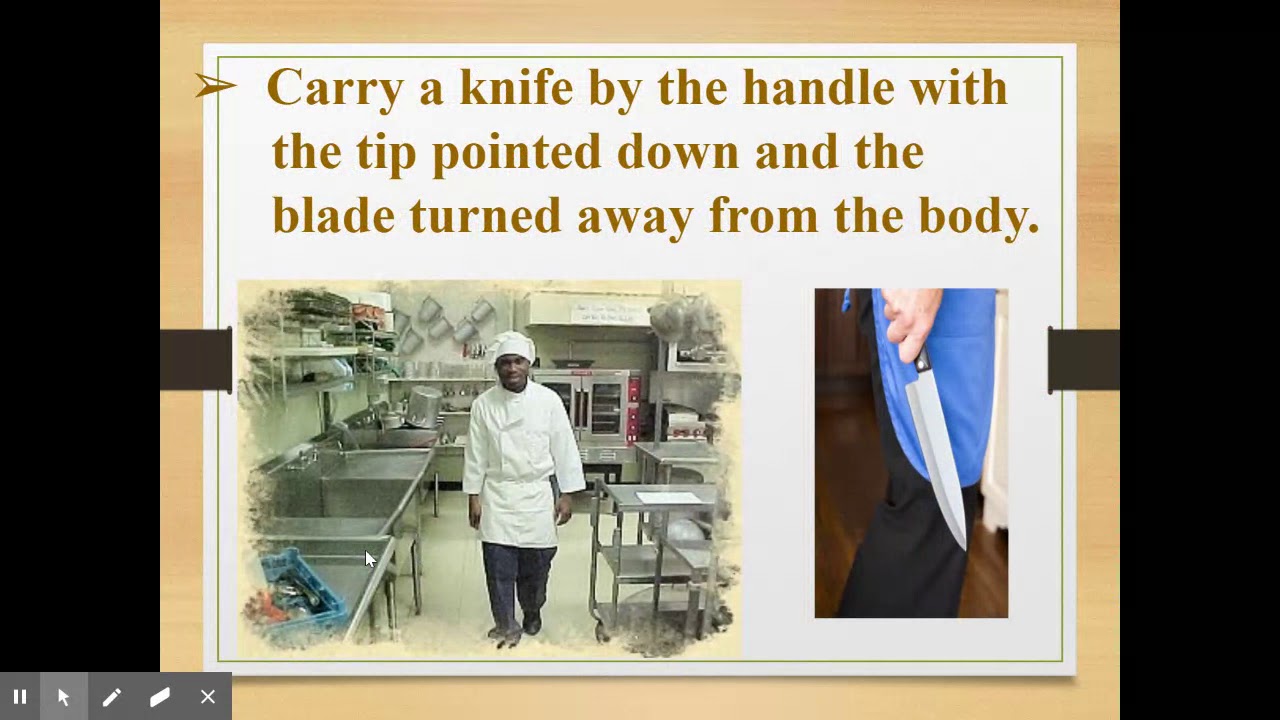 Knife Safety Instruction - YouTube
