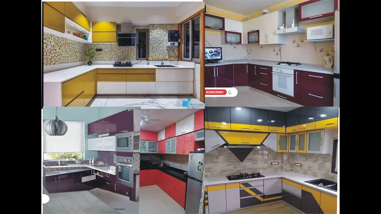 Modular Kitchen Designs 2025 Open Kitchen Cabinet Colours| Modern Home ...