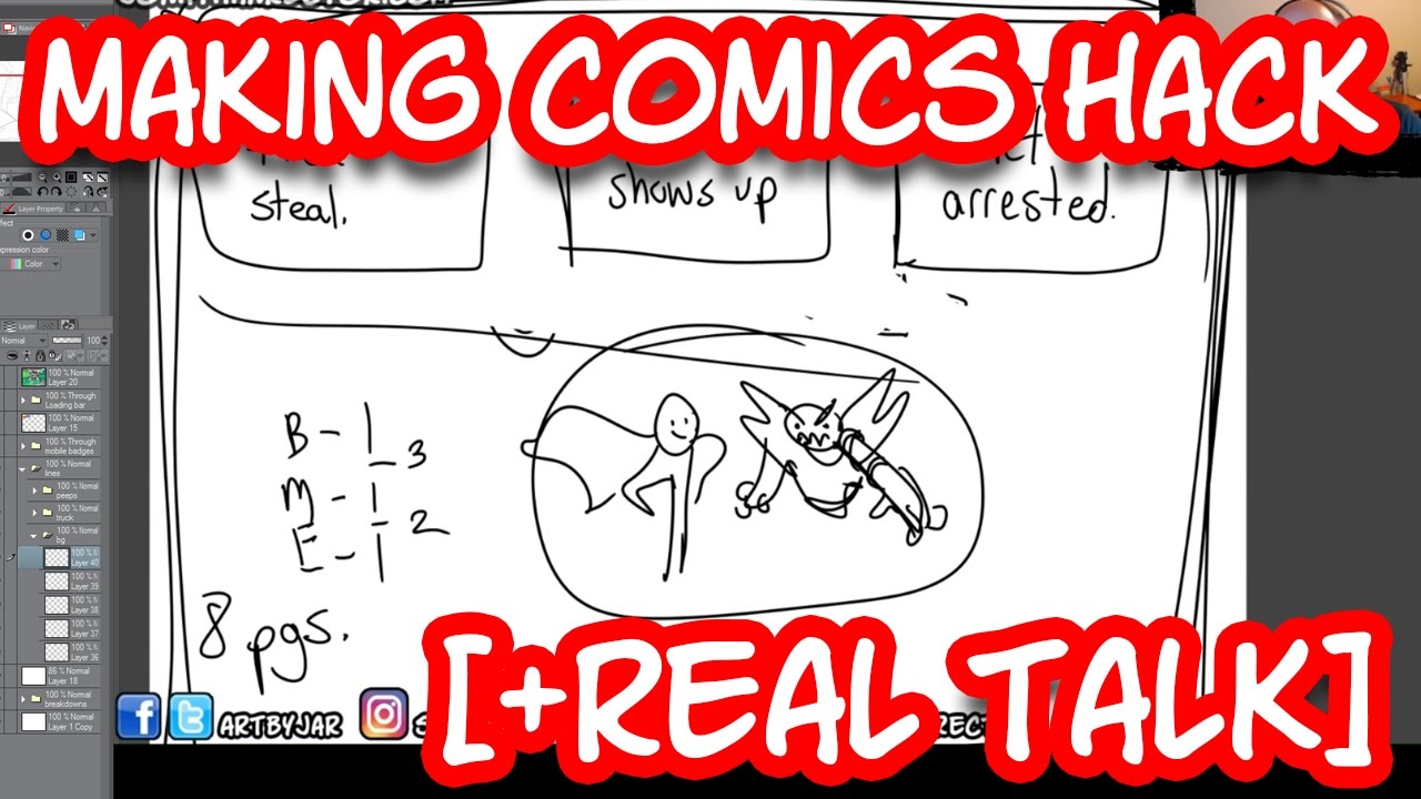 Make your comic TODAY Exercise [REAL TALK] - YouTube
