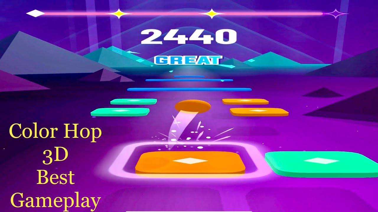 Color hop 3D highest record - YouTube