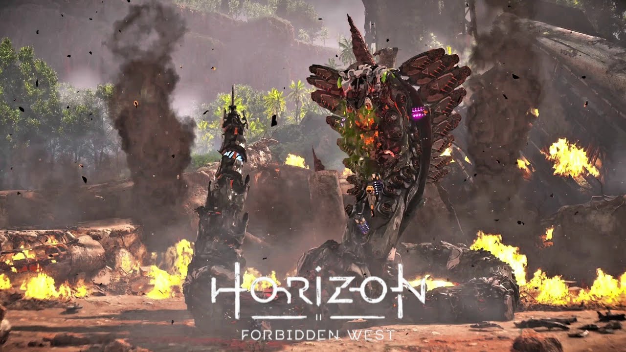 Horizon forbidden west snake 🐍 fight scene #ps5 - YouTube