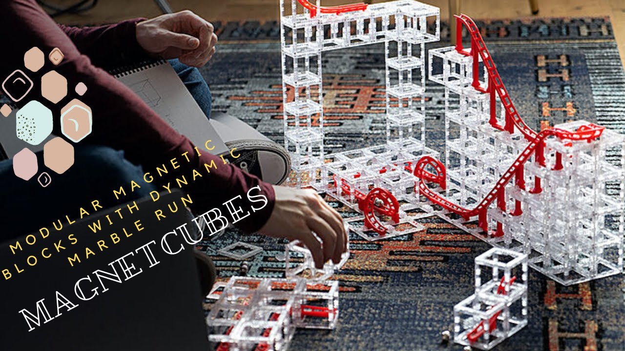 Introducing MagnetCubes | Modular magnetic blocks with dynamic marble ...