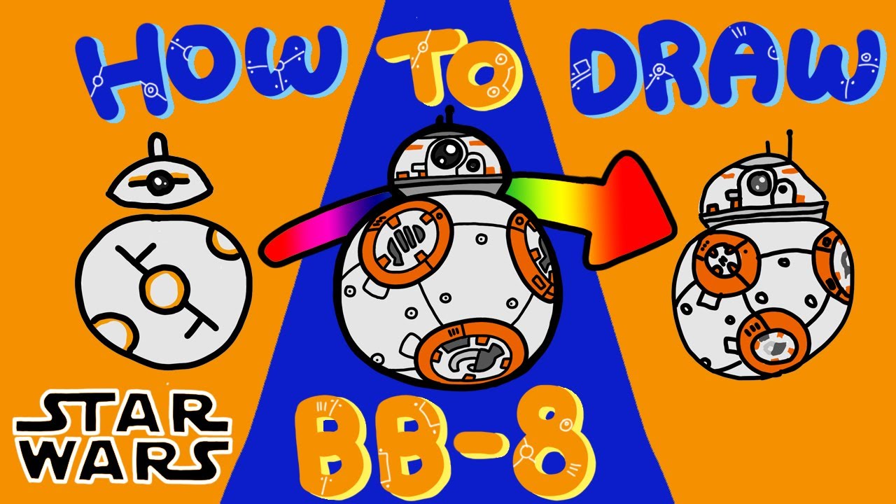 How To Draw BB-8 Android In STAR WARS - YouTube