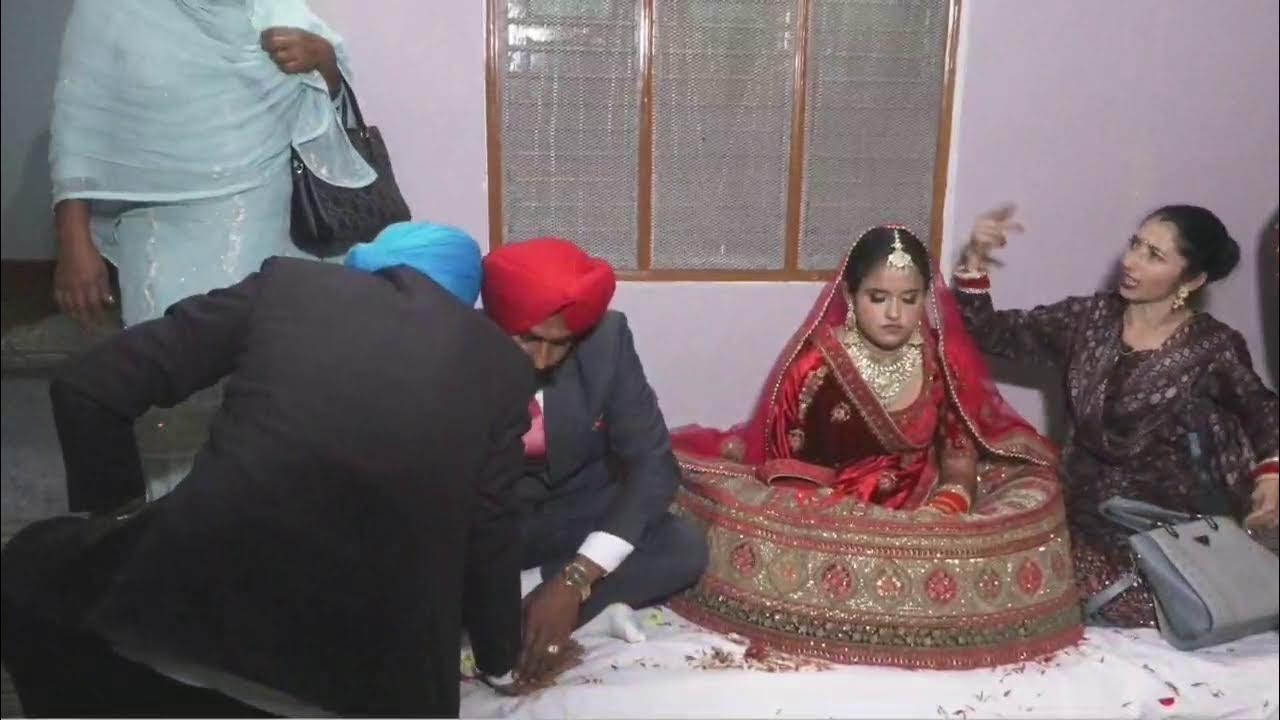 Live On Wedding Ceremony Jitender Singh Weds Mandeep Kaur - YouTube