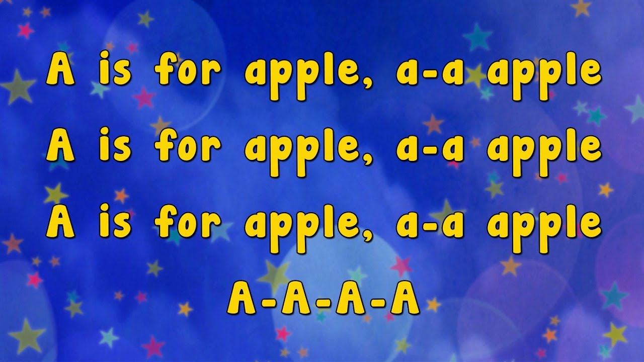 Karaoke - Karaoke - Phonics Letter A - YouTube