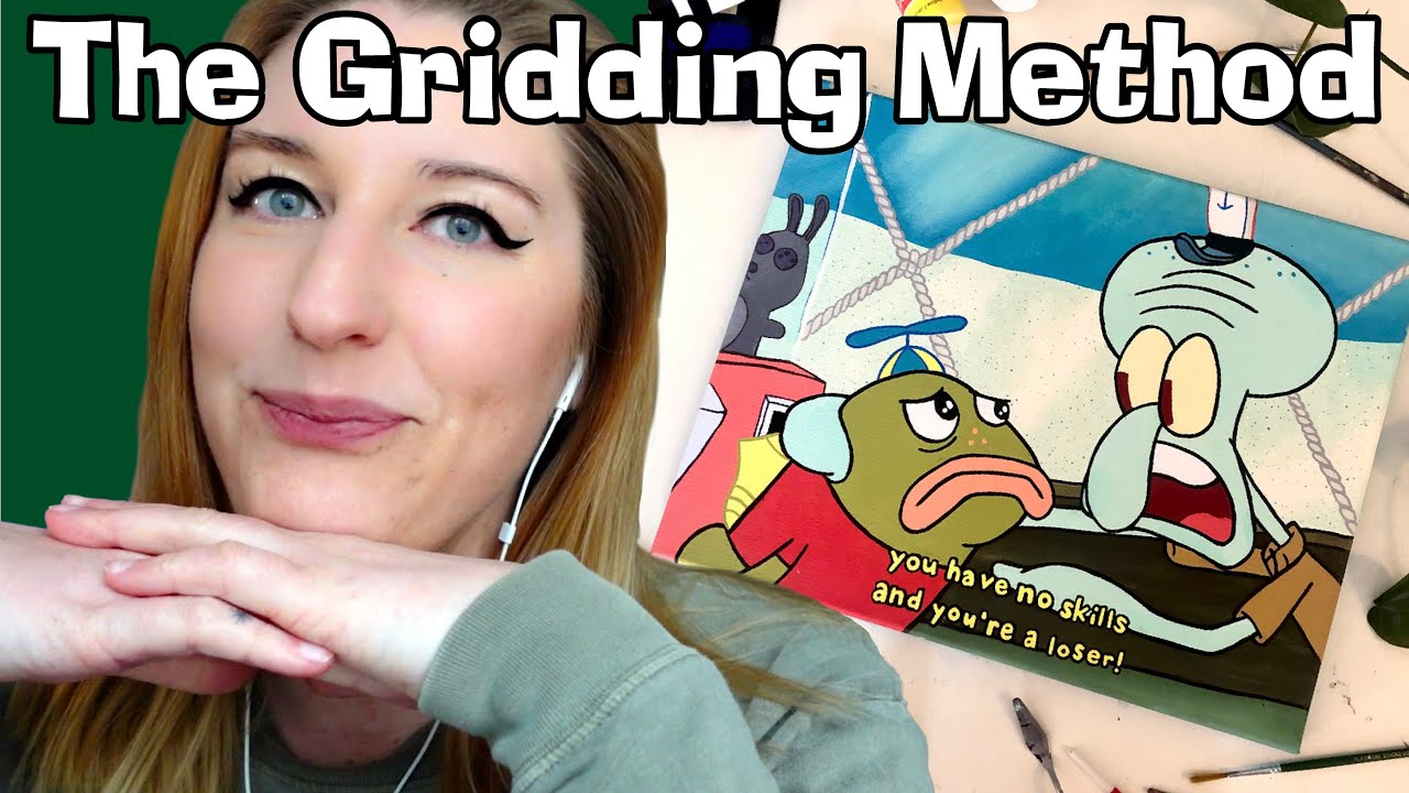 Gridding Method Tutorial: Paint or draw exact replicas - YouTube