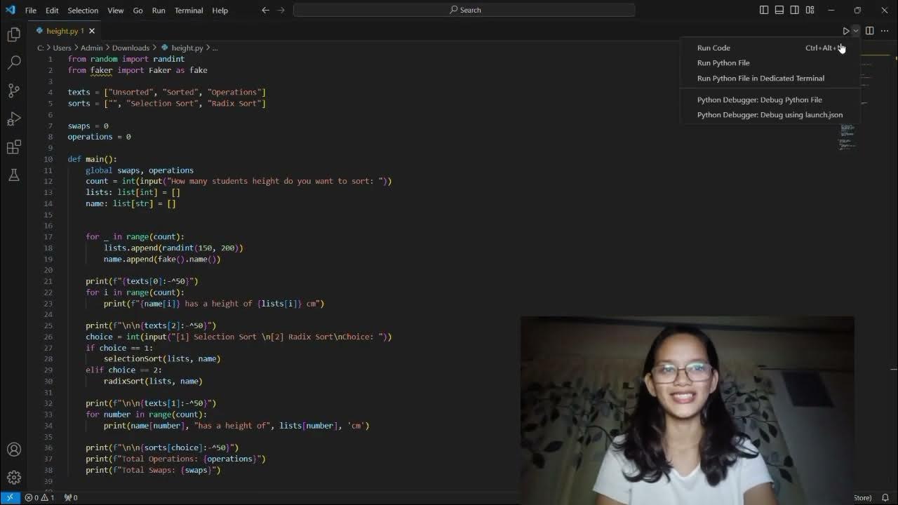 DATA STRUCTURE AND ALGORITHM (SORTING) - YouTube