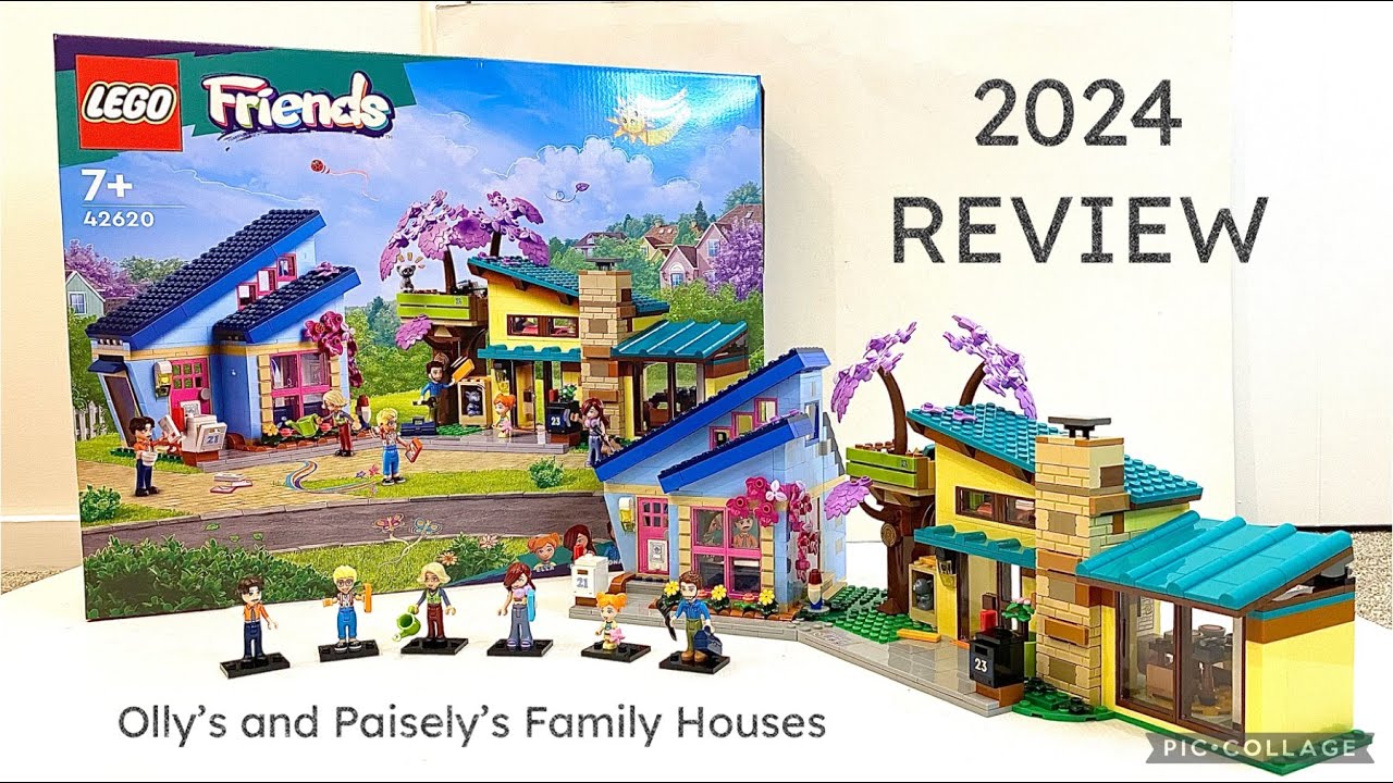 2024 LEGO Friends 42620 Olly and Paisley's Family Houses REVIEW ...
