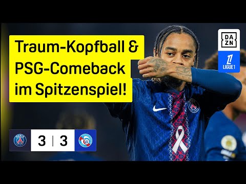 Paris Saint-Germain - RC Straßburg | 8. Spieltag | Ligue 1 | DAZN Highlights