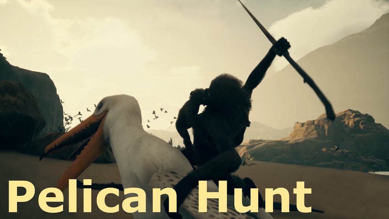 Hunting A Pelican - Ancestors The Humankind Odyssey - YouTube