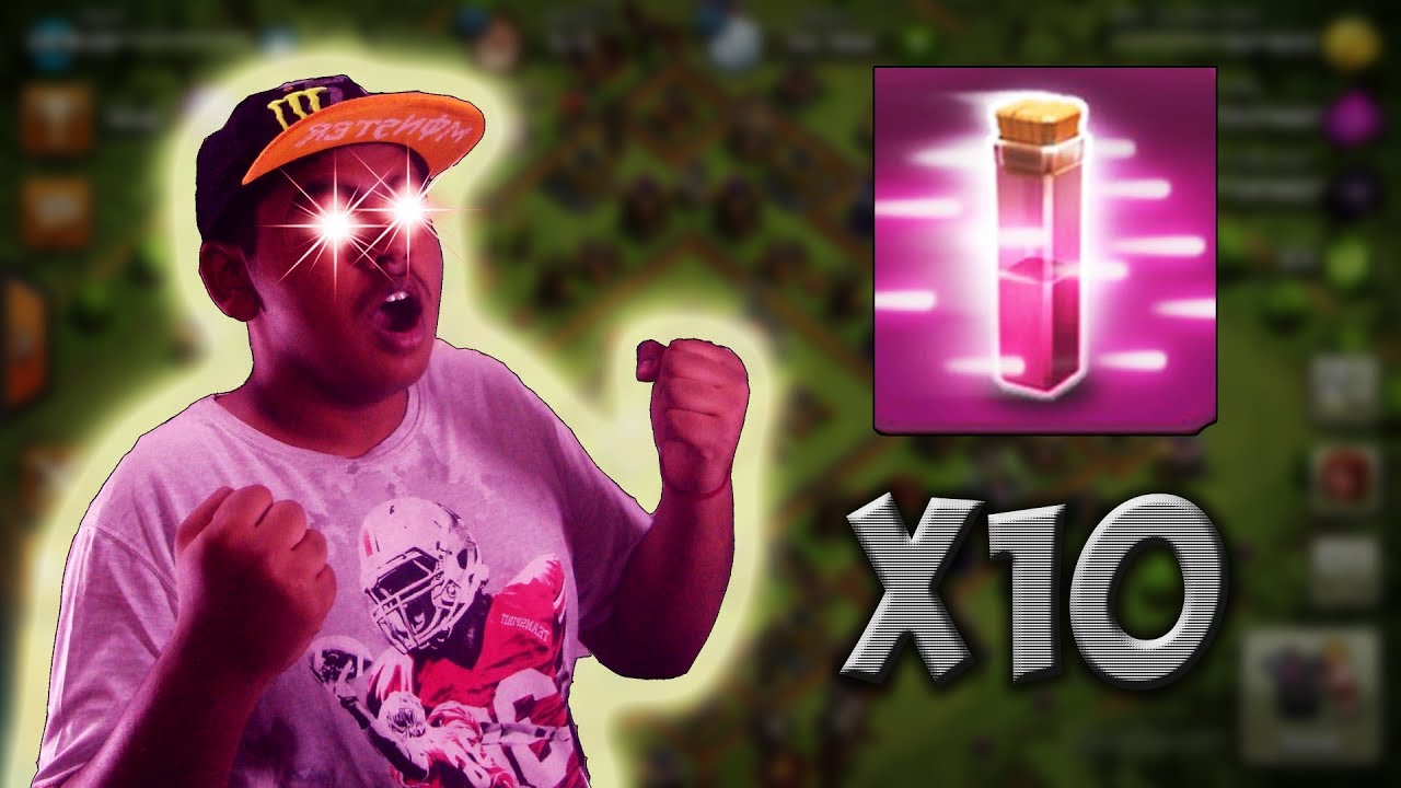 Clash of Clans Haste Spell Challenge !! Attack with 10 Haste Spells ...