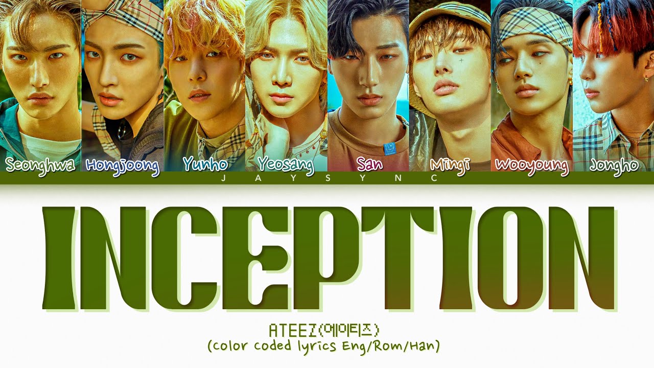 ATEEZ(에이티즈) - Inception || Color Coded Lyrics Eng/Rom/Han - YouTube