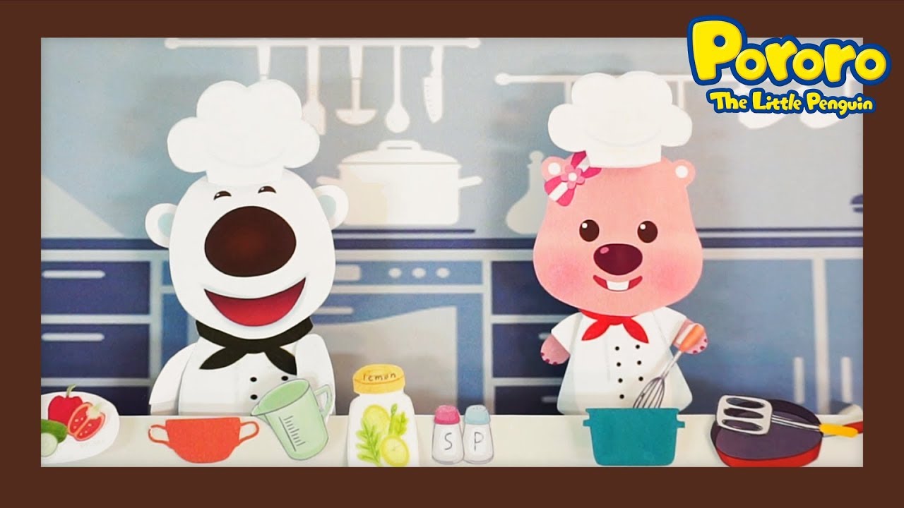 Pororo Job Game | Chef | Occupation Roleplay | Pororo Paper Play - YouTube