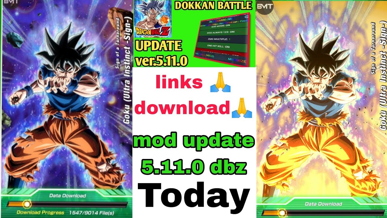 5.11.0 DOKKAN BATTLE MOD UPDATE DOKKAN BATTLE MOD MENU UPDATE 5.11.0 ...