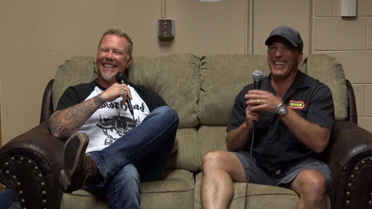 WRIF's Meltdown talks with James from Metallica before Comerica Park ...