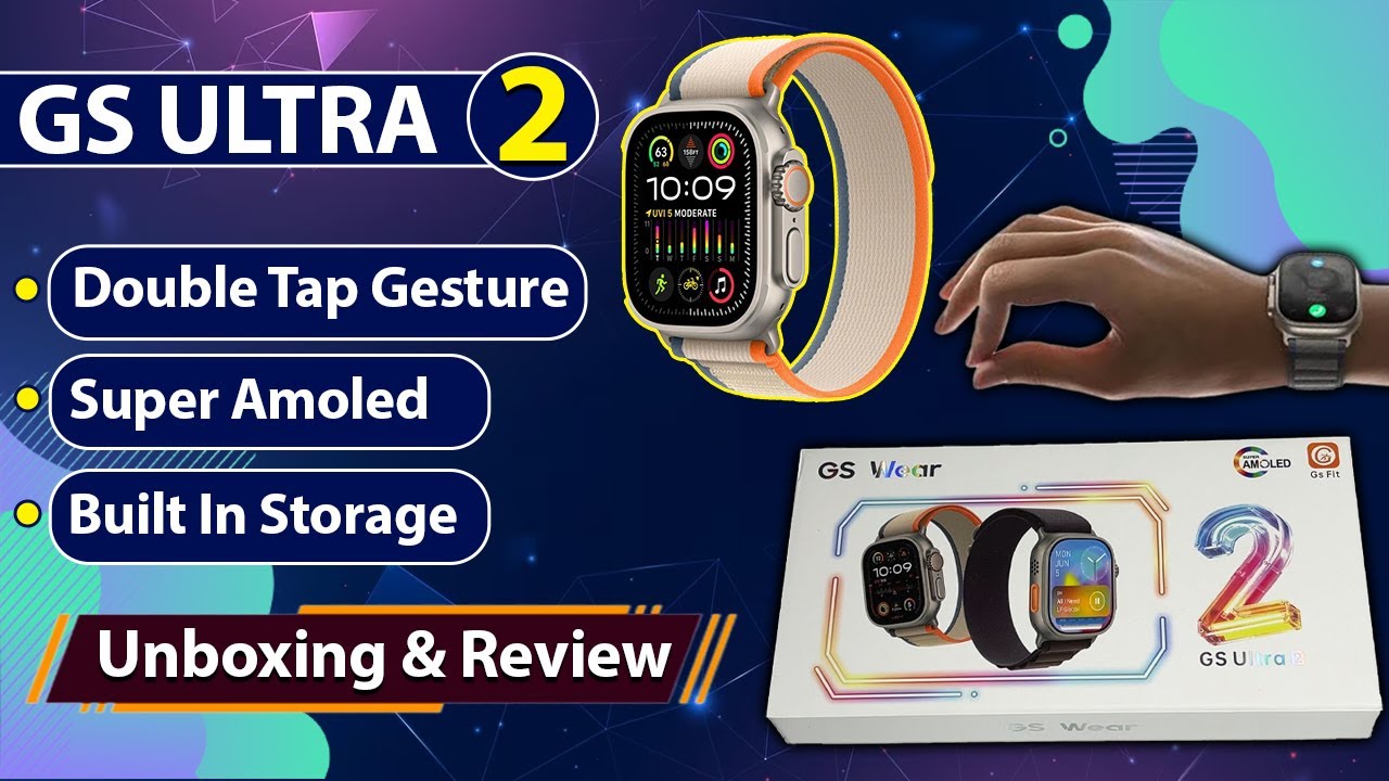 GS Ultra 2 | Double Tap Gesture | Super Amoled | Built In Storage ...