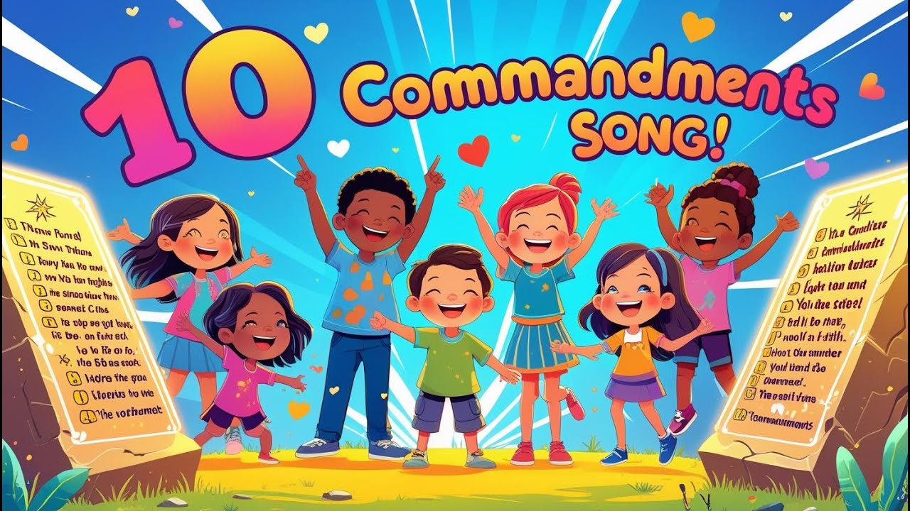 The Ten Commandments Song 🎶 Easy to Learn, Easy to Live! - YouTube