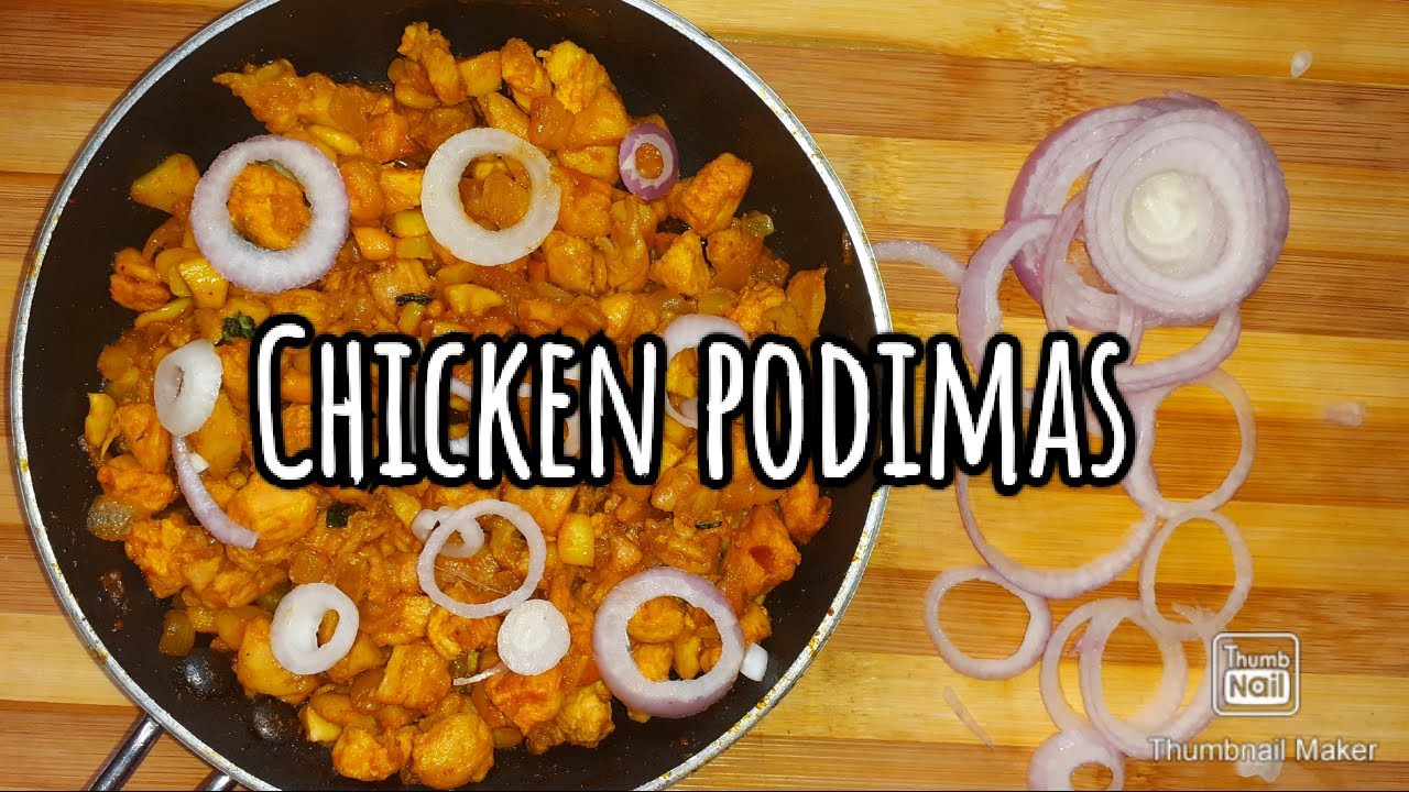 Chicken podimas | easy side dish | Tamil - YouTube