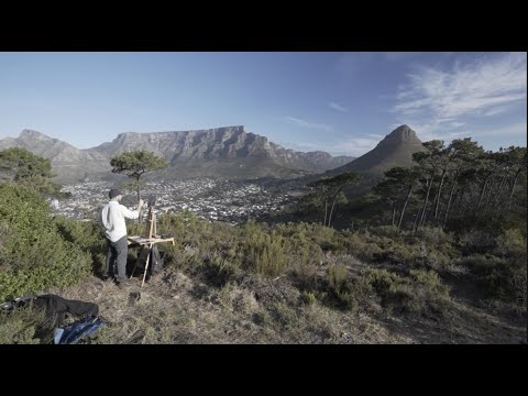 Painting from life in Cape Town, Jacques Viljoen - YouTube