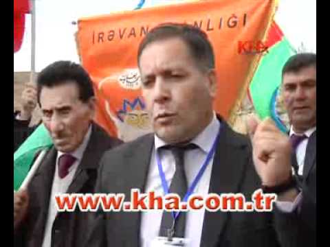 kars azerbaycan diyasporası yıkılan ucube anıta çıktı kha.flv