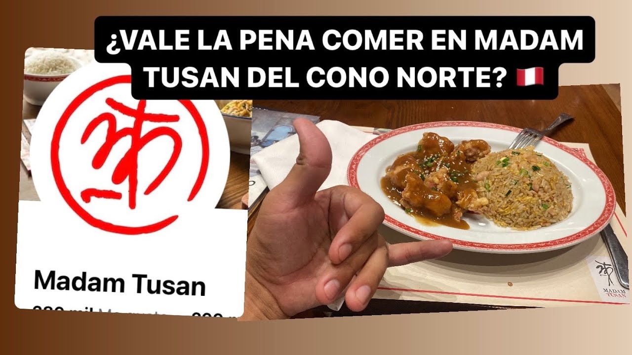COMÍ en MADAM TUSAN de GASTÓN ACURIO en su local de Plaza Norte🇵🇪 ¿VALE ...