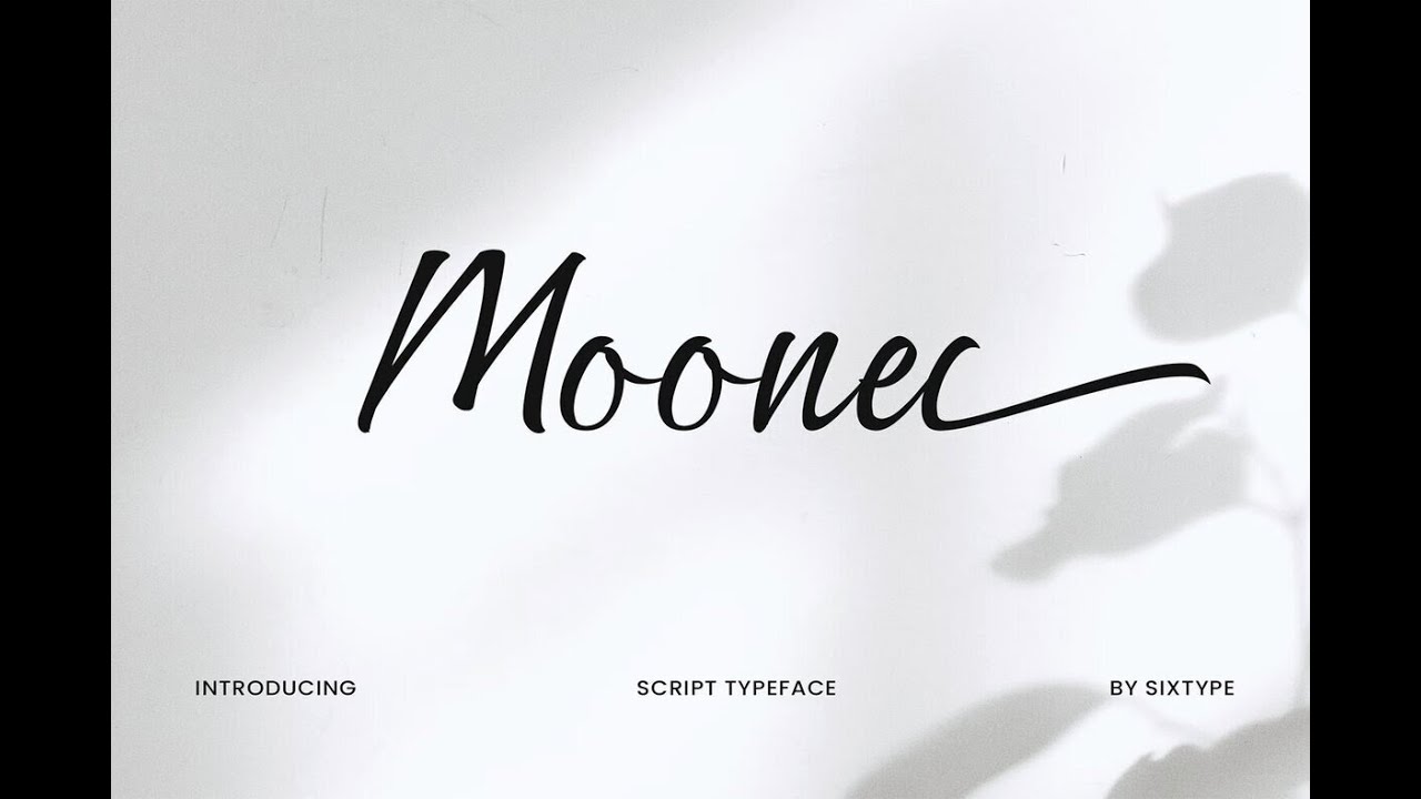 Moonel Font Download - YouTube