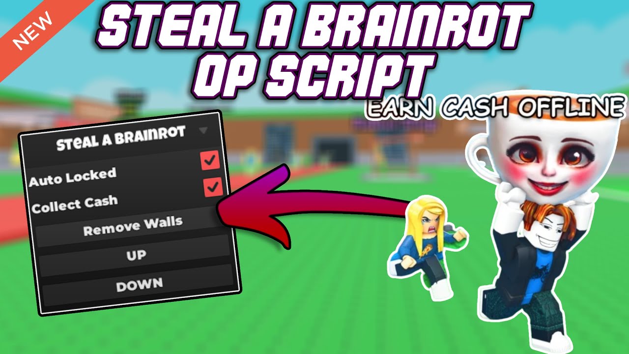 [NEW] Steal a Brainrot OP Script (2025) PASTEBIN - Auto Lock | Collect ...