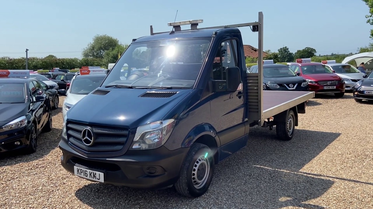 Mercedes-Benz Sprinter 2.1 316 Flat Bed - YouTube
