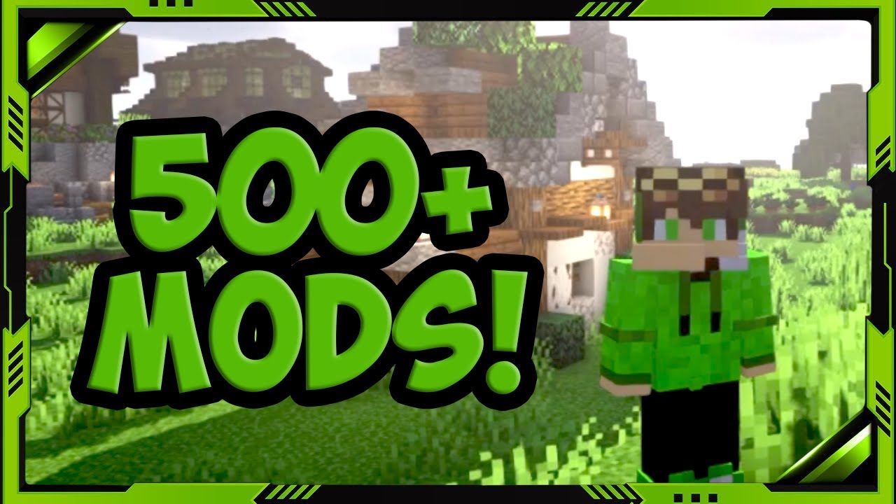 🟩500+ MOD SERIES!!! [Minecraft][#1] - YouTube