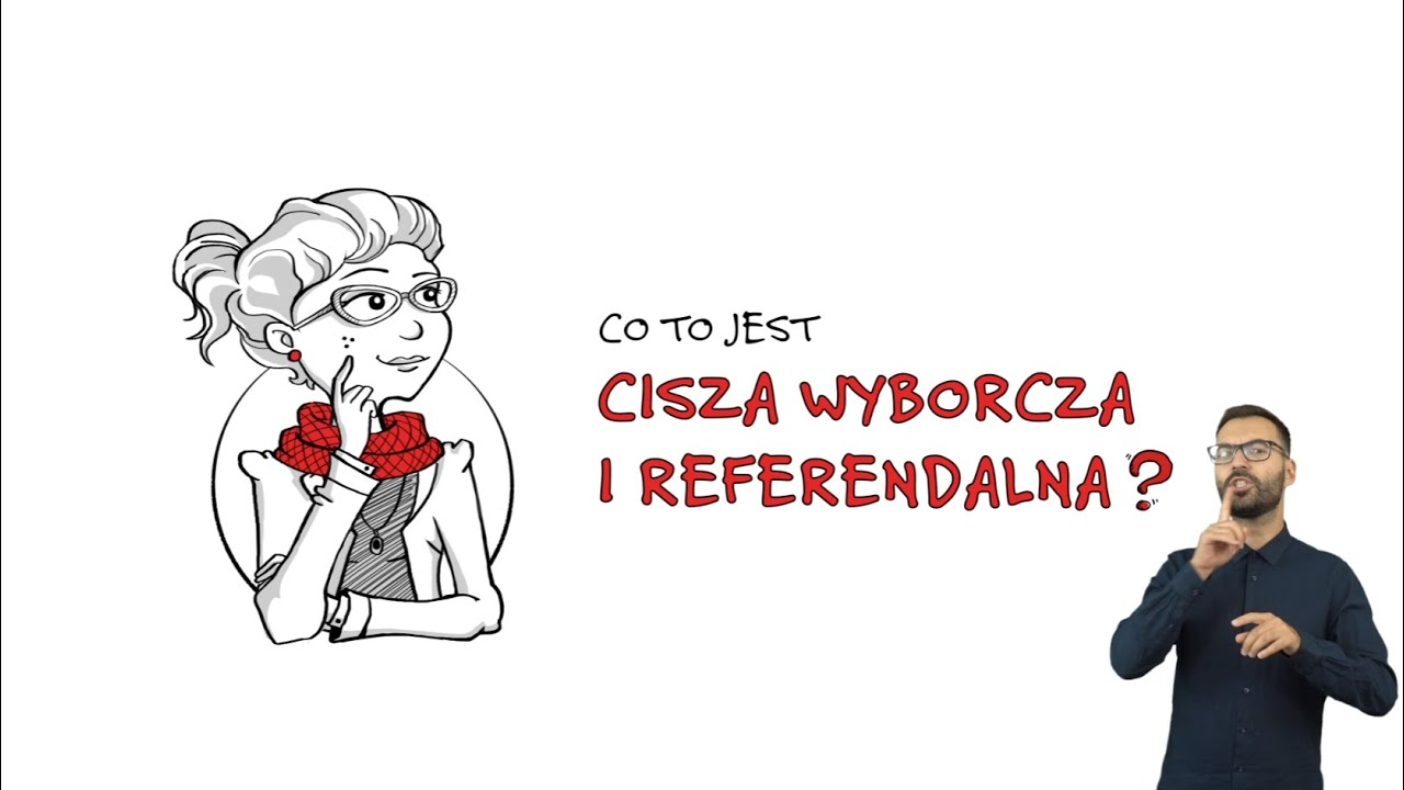 Co to jest cisza wyborcza i referendalna? (j. polski migowy) - YouTube