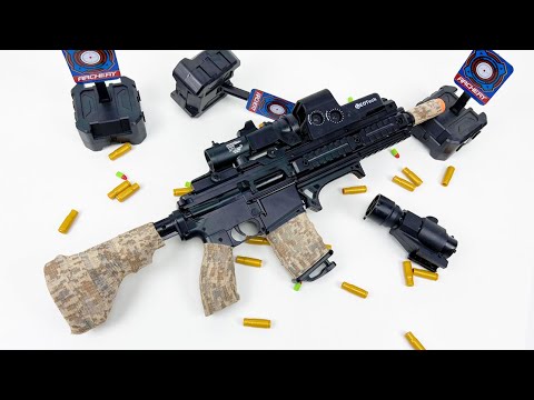 Realistic M4 Toys Gun Look Like Real Testing Shoot - YouTube