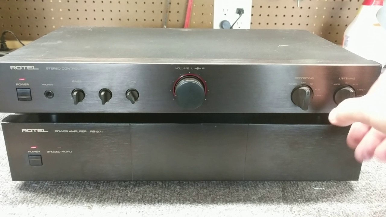 Rotel rc-971 & rb-971 demo - YouTube
