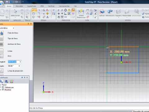 Extrusion en Solid Edge ST - YouTube