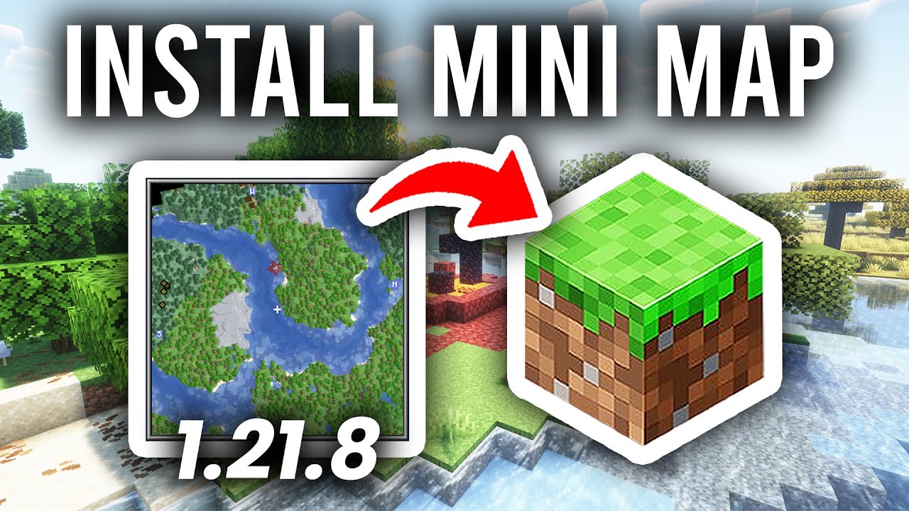 Minecraft Minimap Mod - How To Get Xaero's Minimap 1.21.8 - YouTube