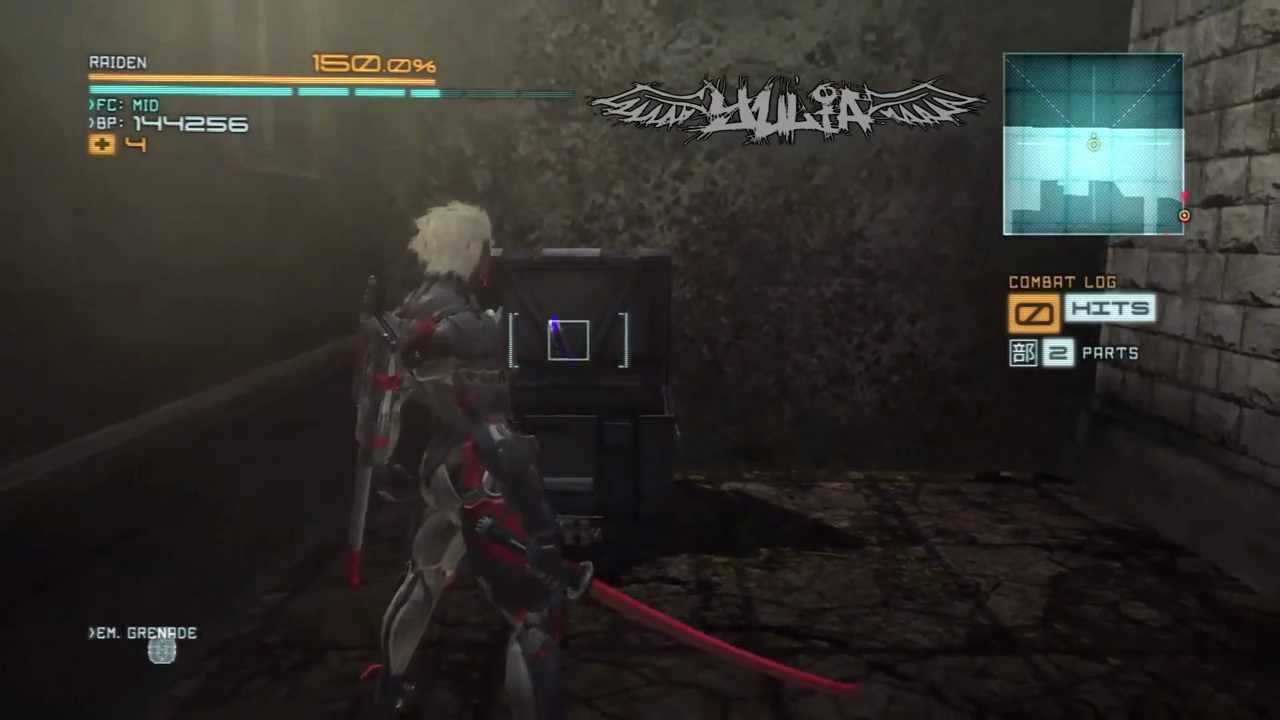 [MGRR] How to Open Blue Item Boxes Metal Gear Rising - YouTube